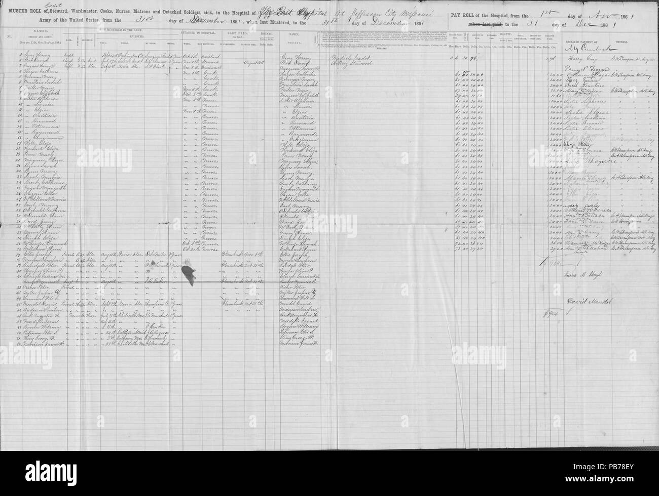 Muster roll hi-res stock photography and images - Alamy