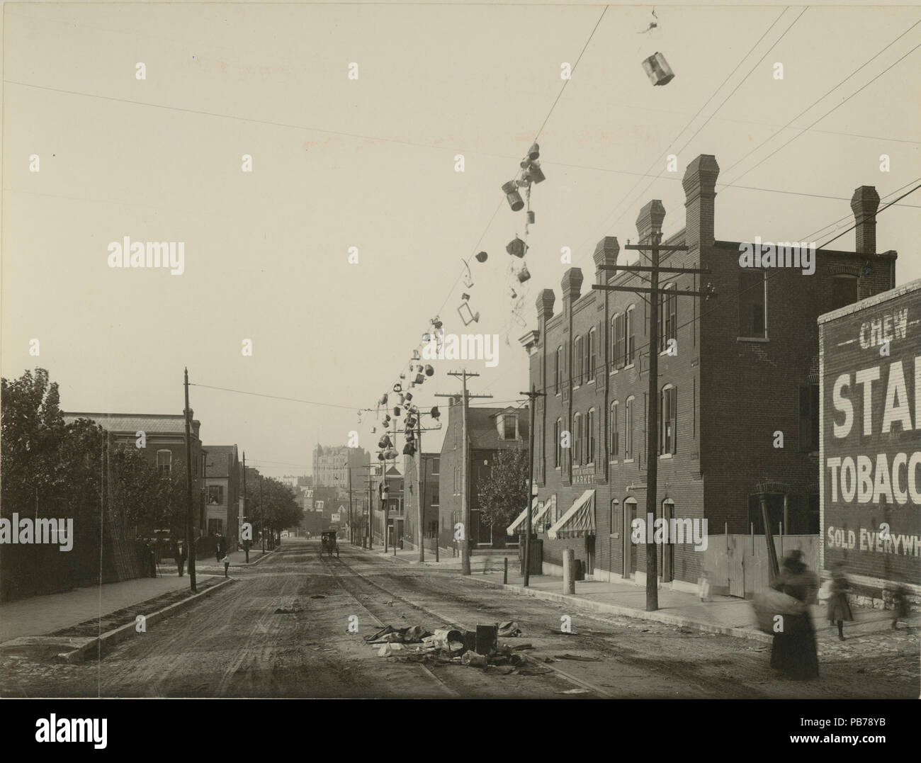 935 Looking north in Twenty-Third Street from the alley south of ...