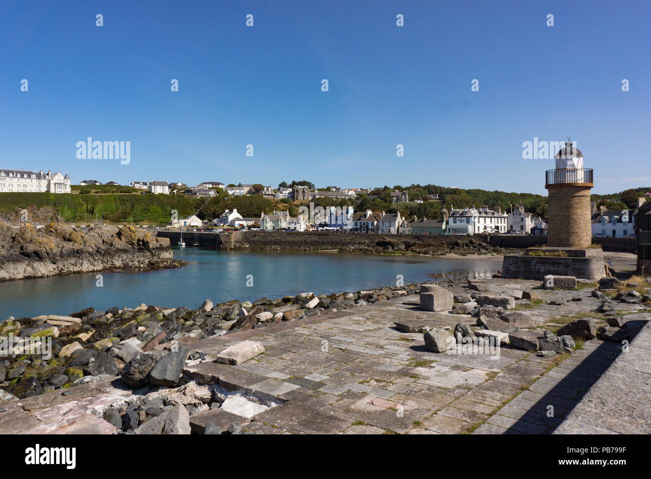 Port Patrick. Dumfries and Galloway. . Scotland Stock Photo - Alamy
