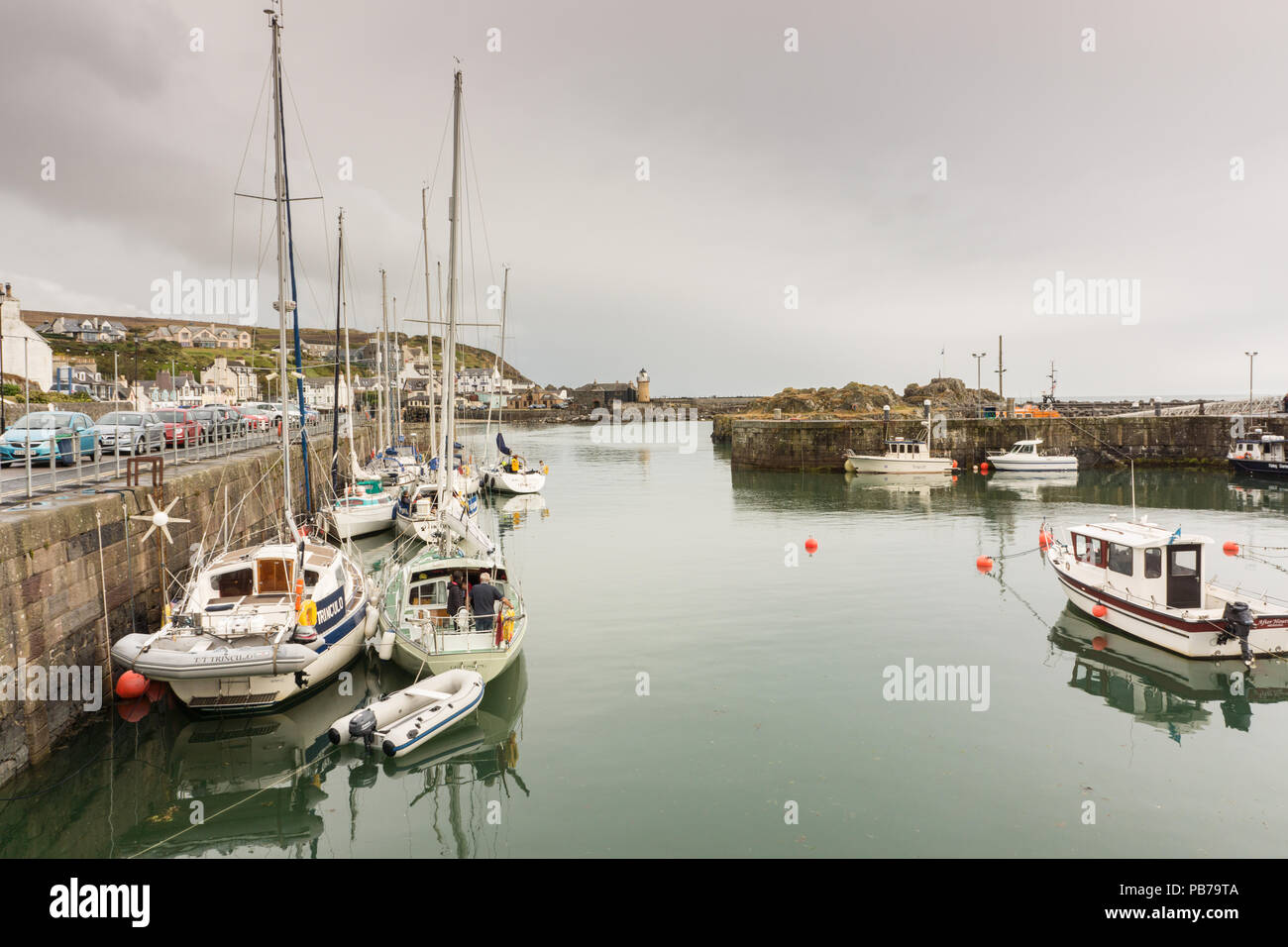Port Patrick. Dumfries and Galloway. . Scotland Stock Photo - Alamy