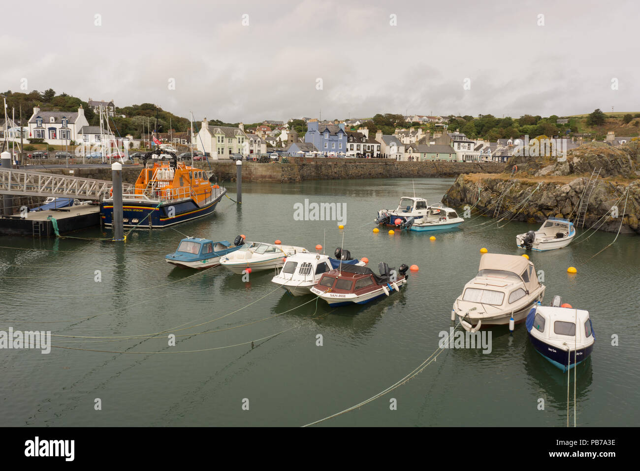 Port Patrick. Dumfries and Galloway. . Scotland Stock Photo - Alamy