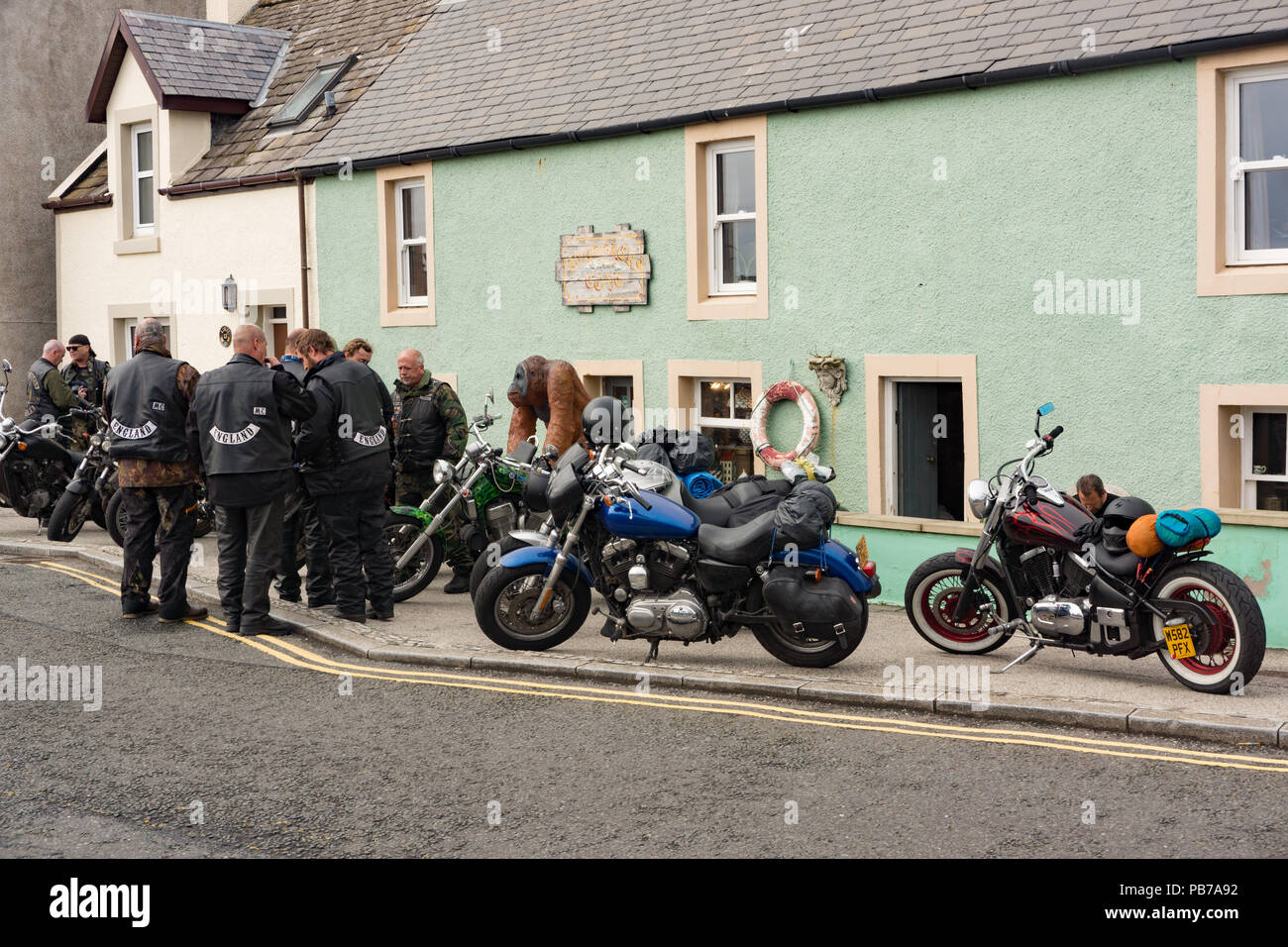 Blue angels motorbikes scotland hi-res stock photography and images - Alamy
