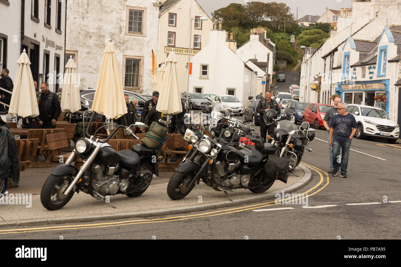 Blue Angels Motorbikers Port Patrick. Scotland. July 2018 Stock Photo ...