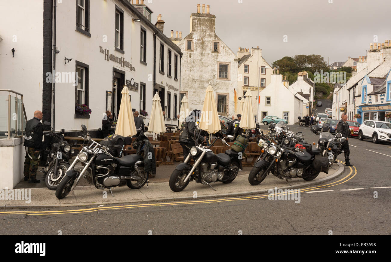 Blue Angels Motorbikers Port Patrick. Scotland. July 2018 Stock Photo ...