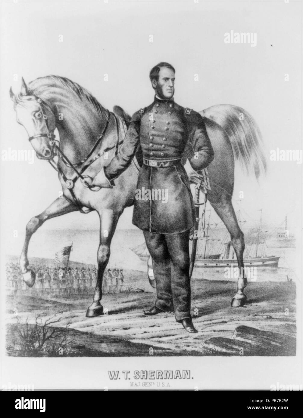 Maj genl w t sherman hi-res stock photography and images - Alamy