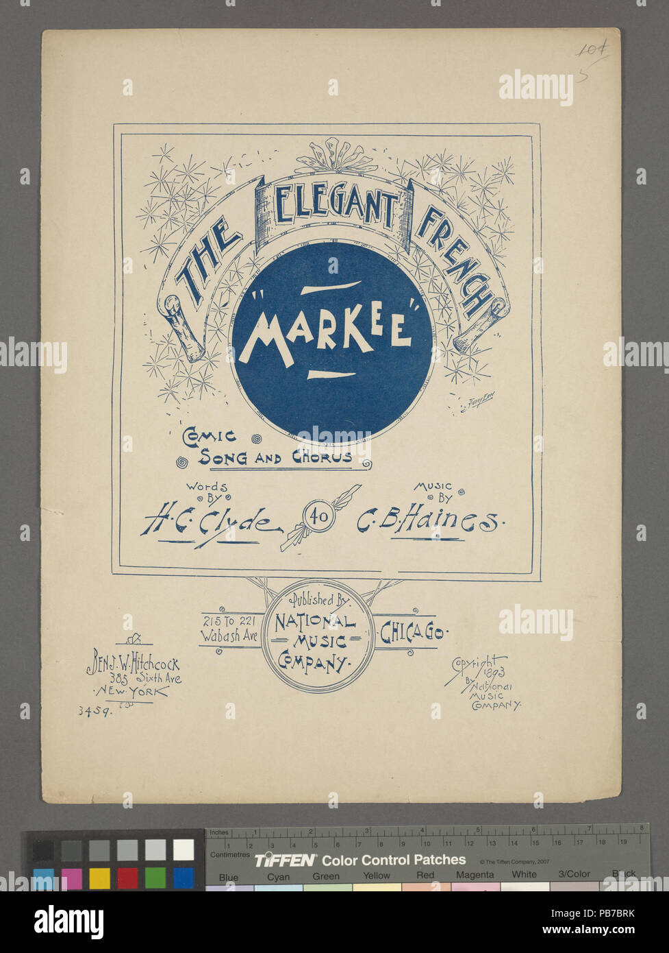 1631 The elegant French markee (NYPL Hades-449157-1157344 Stock Photo ...