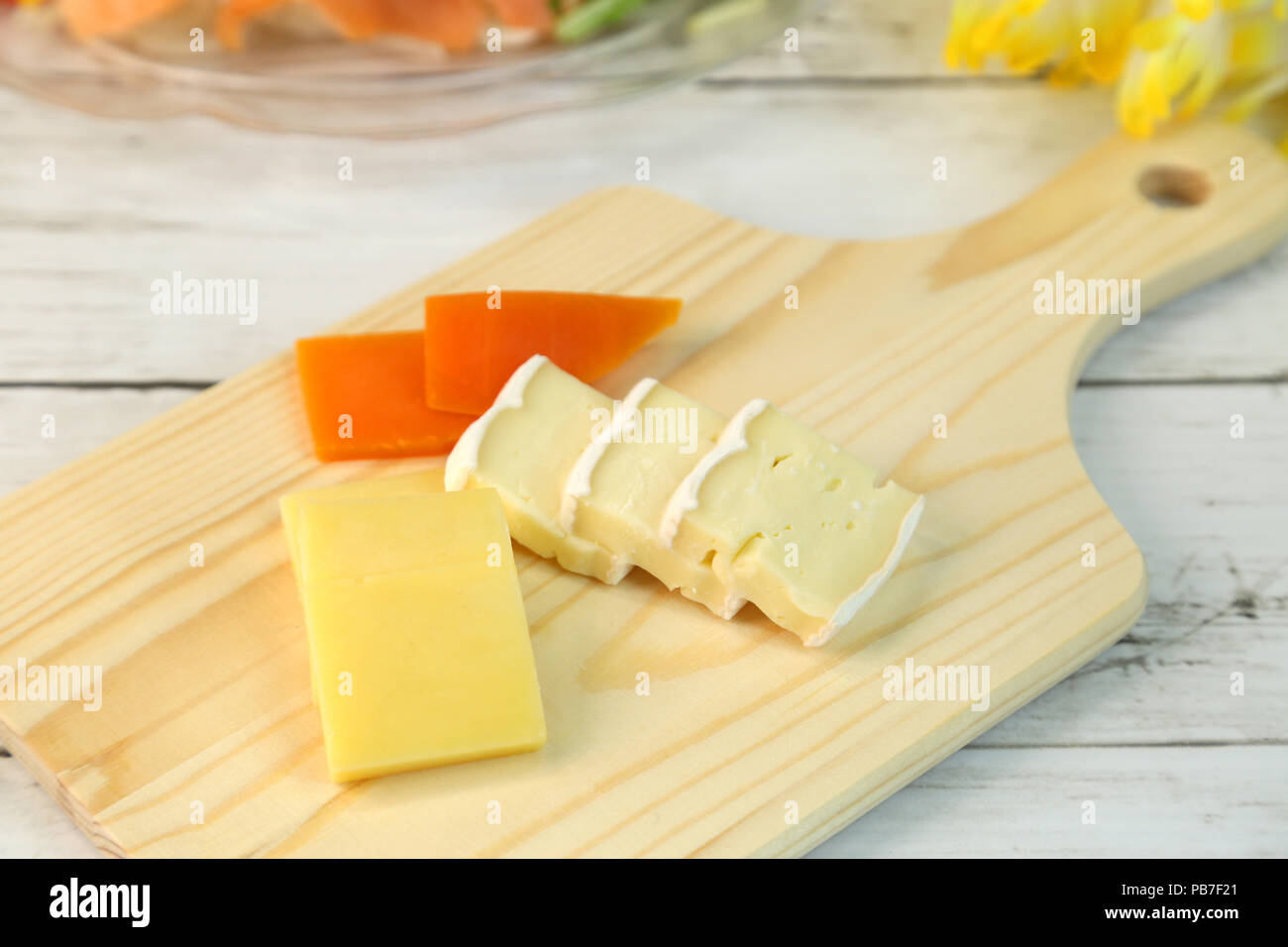 Selection of Cheese Stock Photo - Alamy