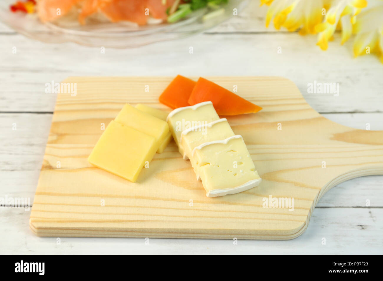 Selection of Cheese Stock Photo - Alamy