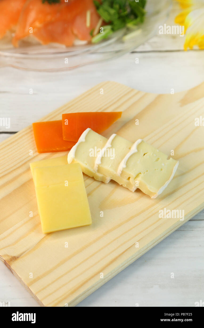 Selection of Cheese Stock Photo - Alamy