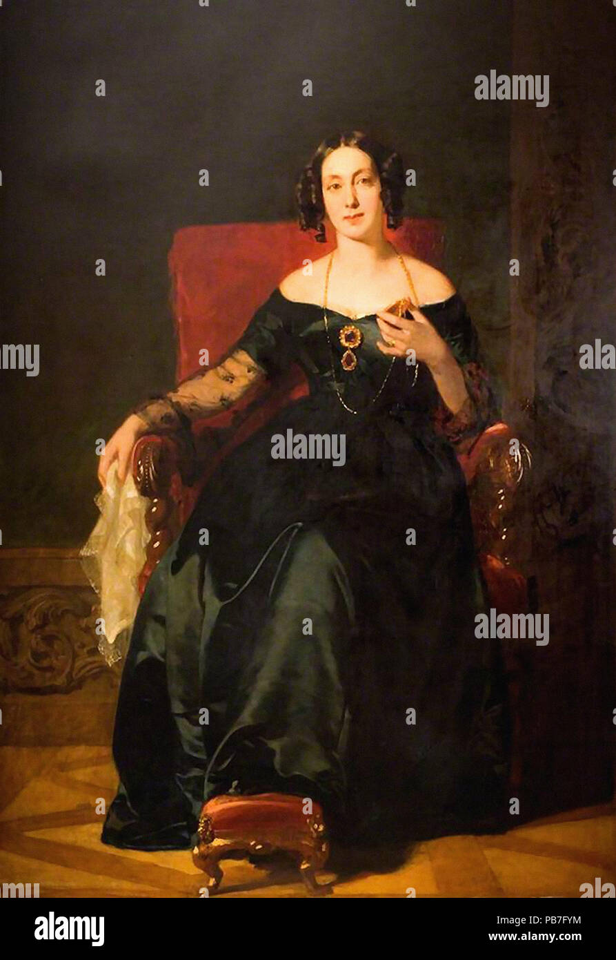 Knight John Prescott - Portrait of Clarissa Isabella Knight the Artist ...