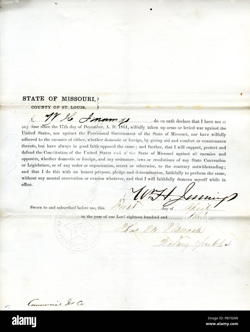 Jennings historical hi-res stock photography and images - Alamy