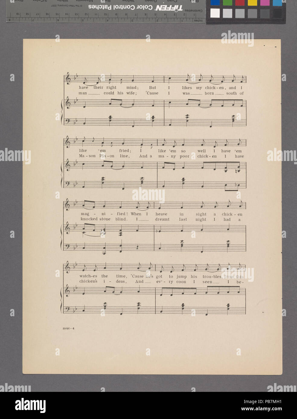 785 I've got chicken on the brain (NYPL Hades-608606-1991910 Stock ...