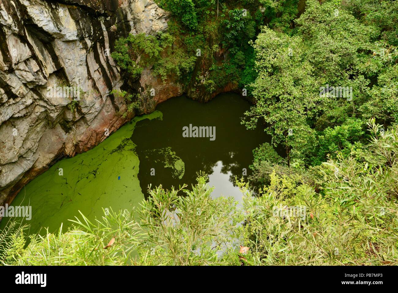 The Mount Hypipamee Crater, Atherton Tablelands, QLD, Australia Stock ...