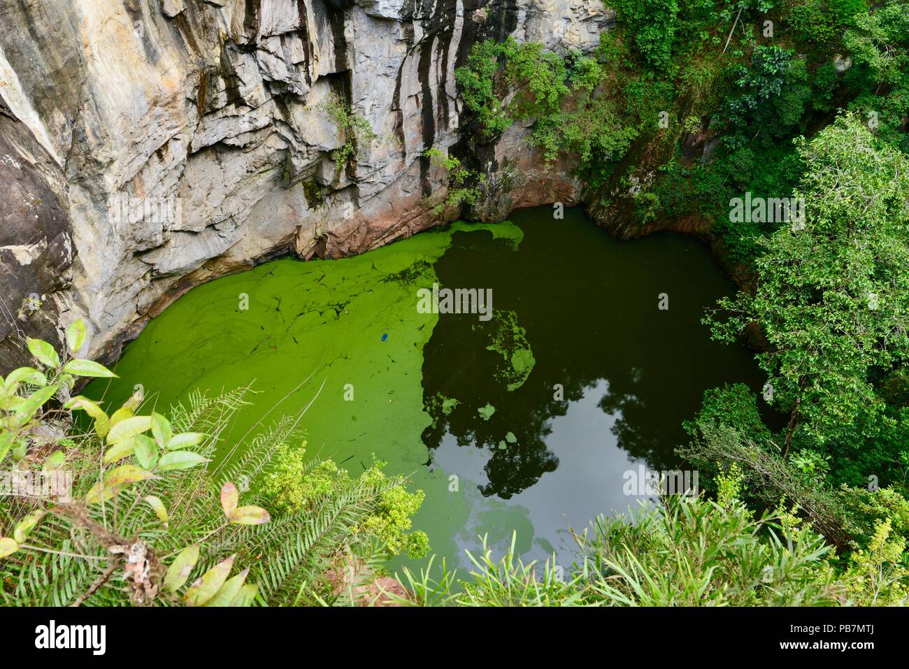 The Mount Hypipamee Crater, Atherton Tablelands, QLD, Australia Stock ...