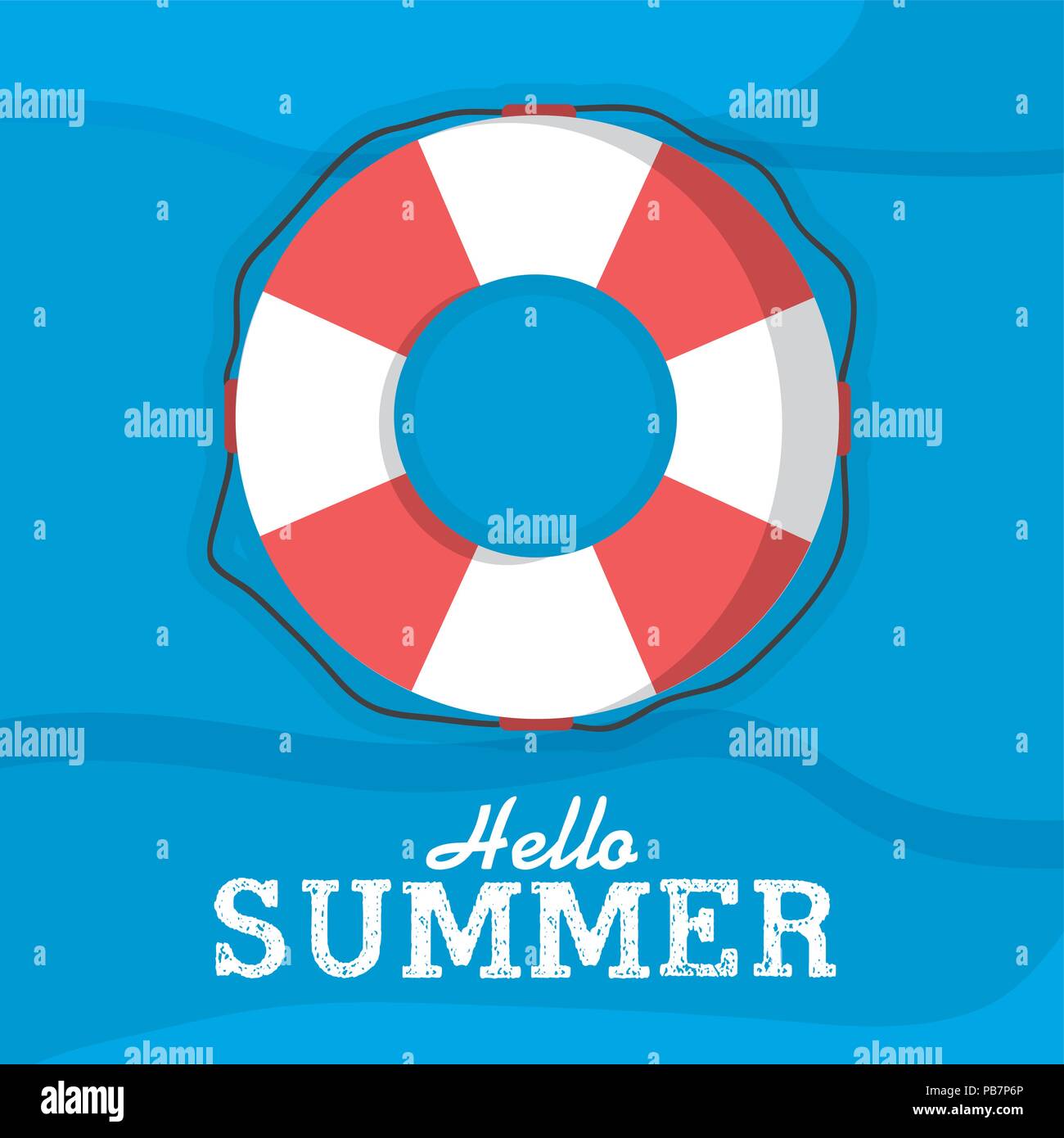 Hello summmer card Stock Vector Image & Art - Alamy