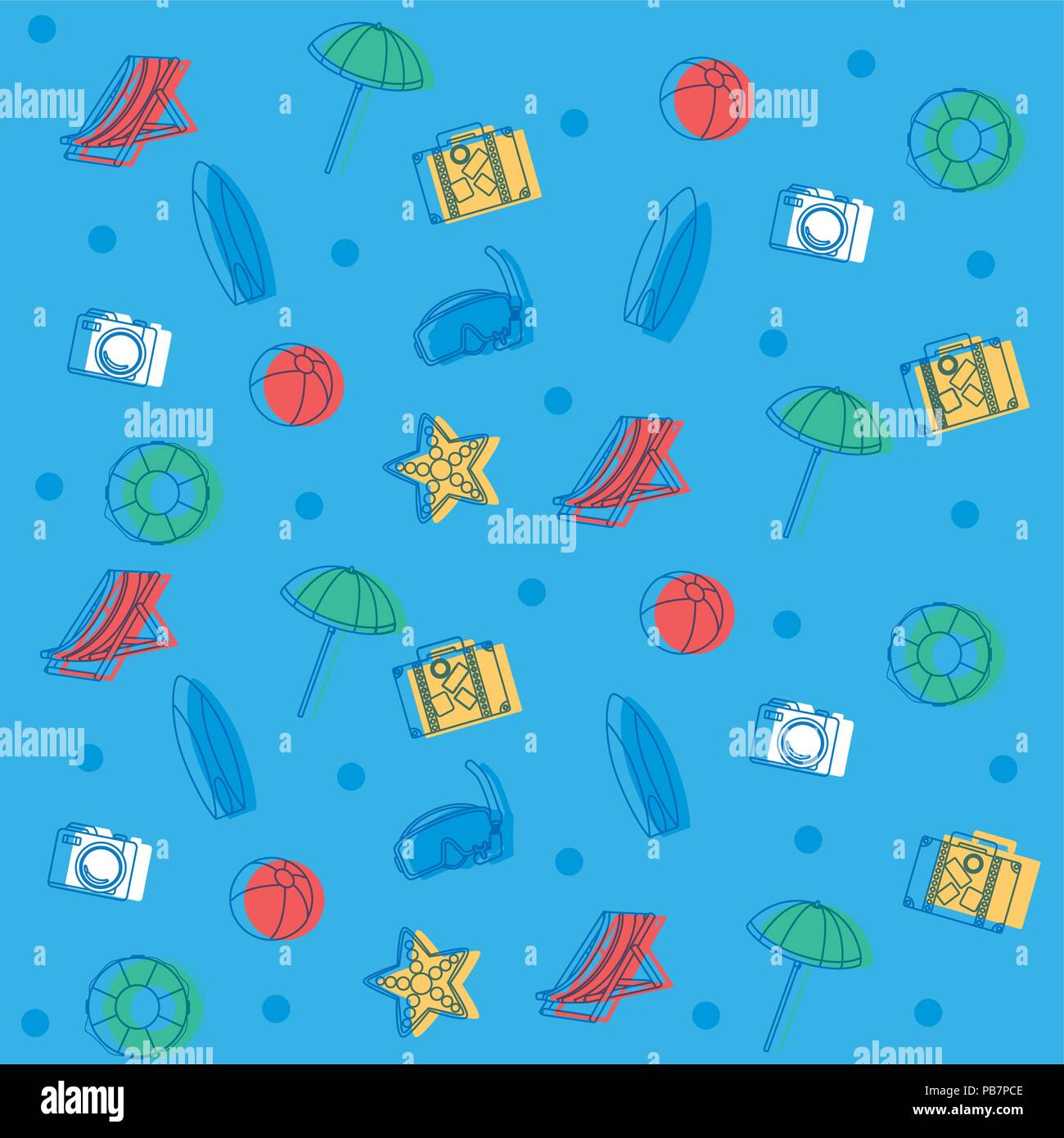 Summer wallpaper pattern Stock Vector Image & Art - Alamy