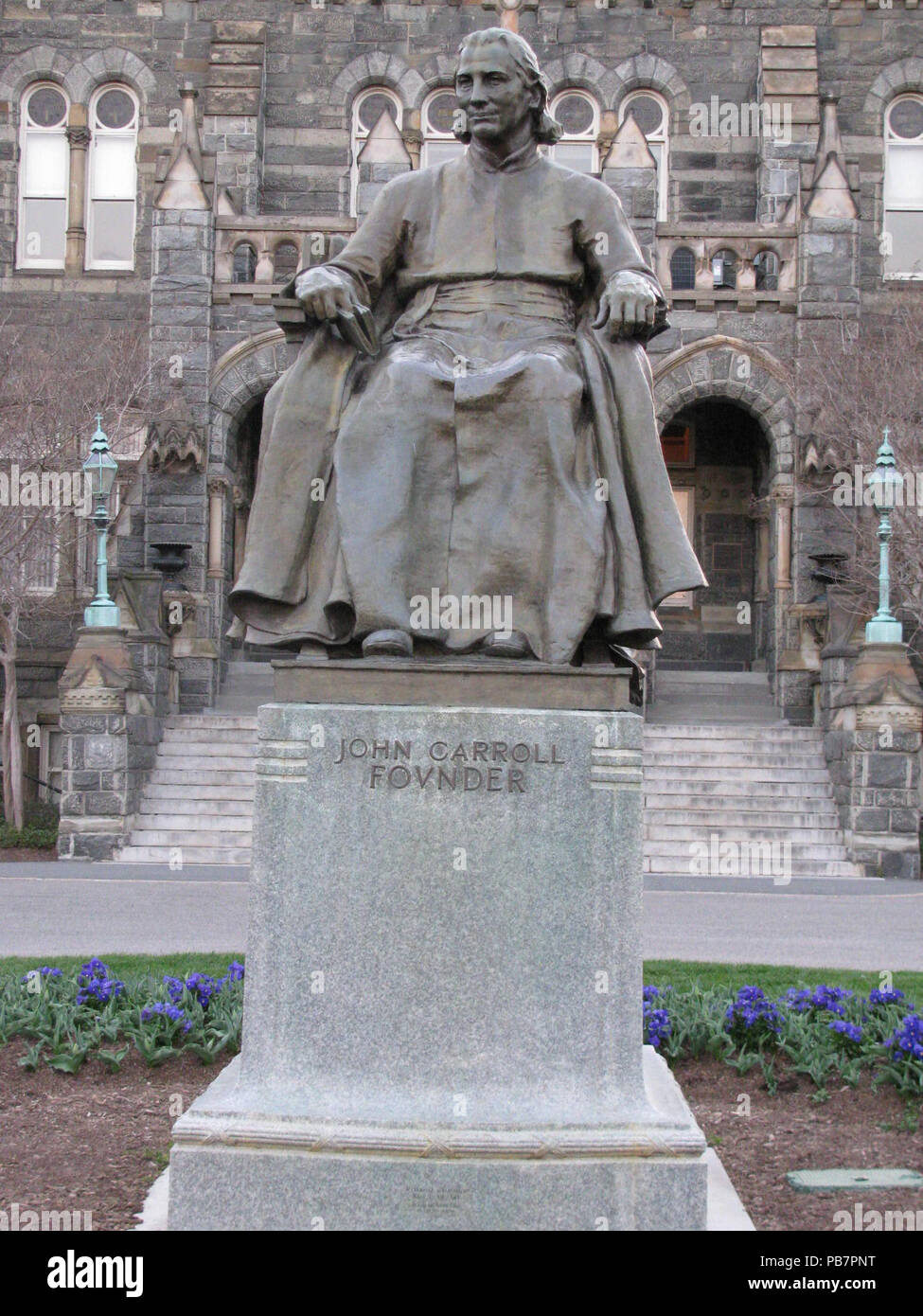 John carroll statue hi-res stock photography and images - Alamy