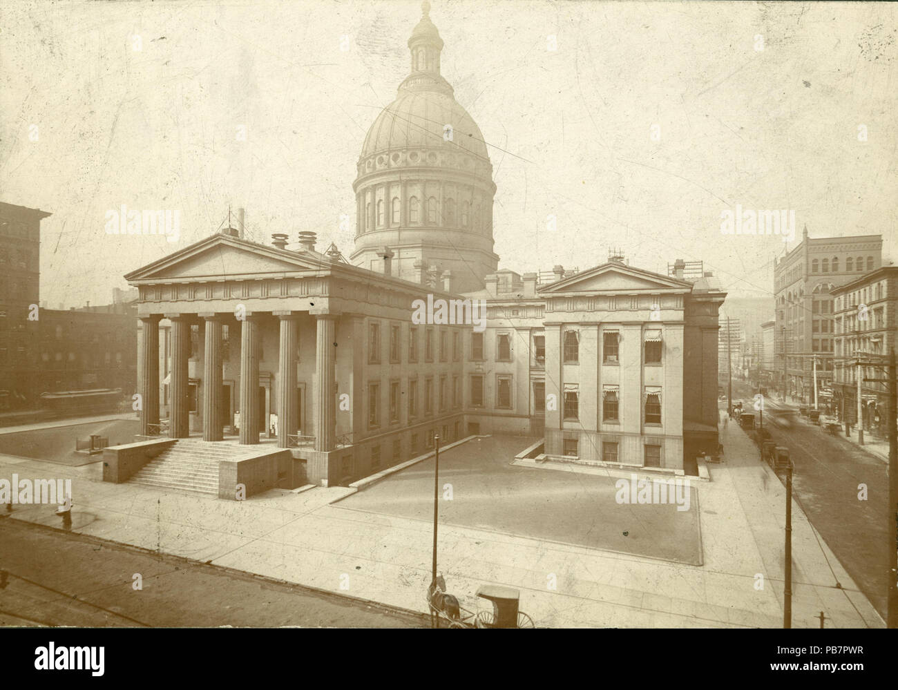 1130 Old Courthouse seen looking west from the third story window of a ...