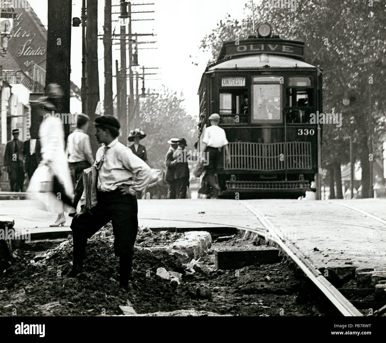 Streetcar 1900s hi-res stock photography and images - Alamy