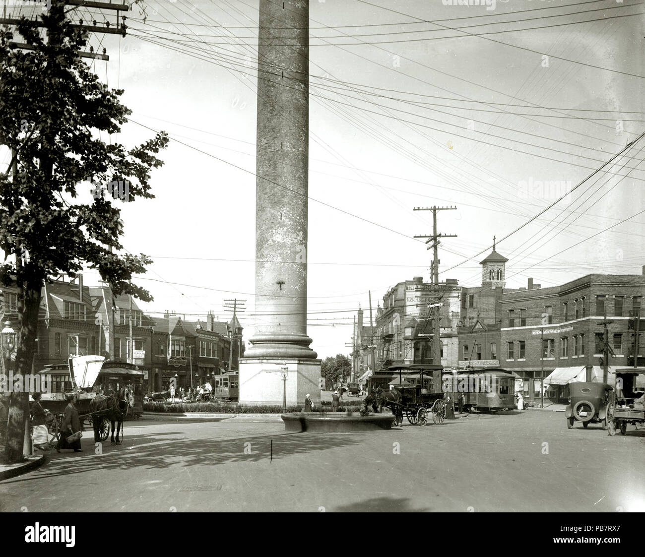 1117 North Grand Avenue at the base of the water tower Stock Photo - Alamy