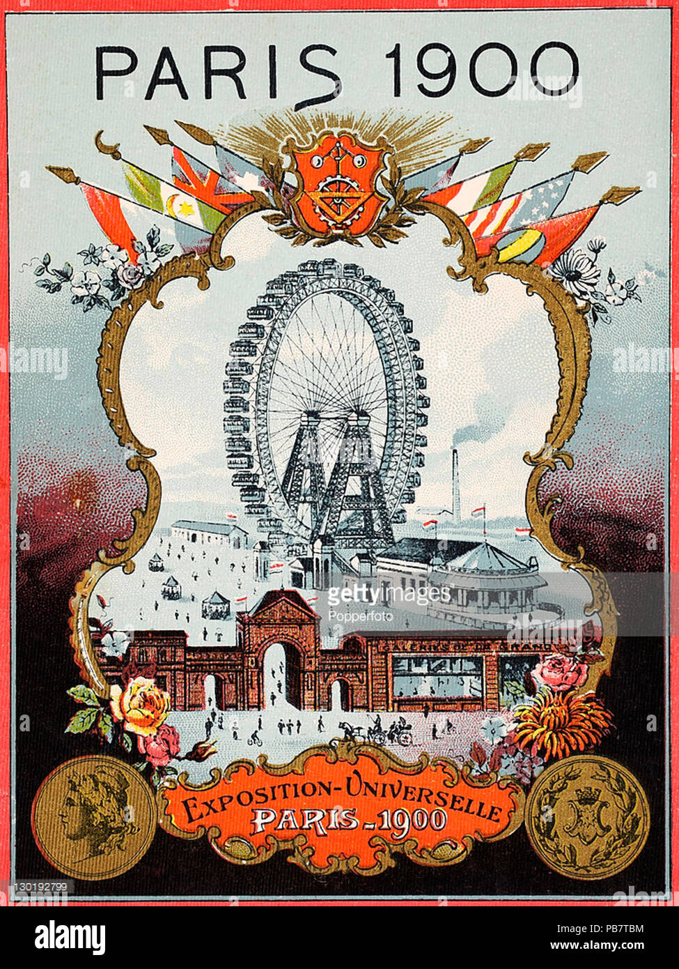 Paris 1900 poster hi-res stock photography and images - Alamy