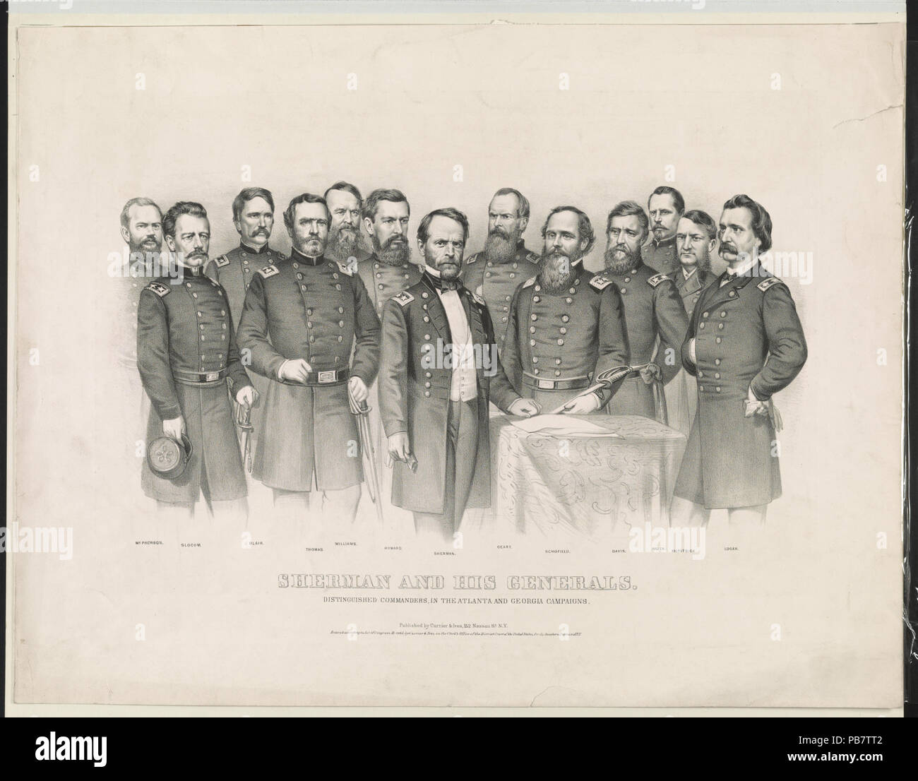 Sherman and his generals hi-res stock photography and images - Alamy