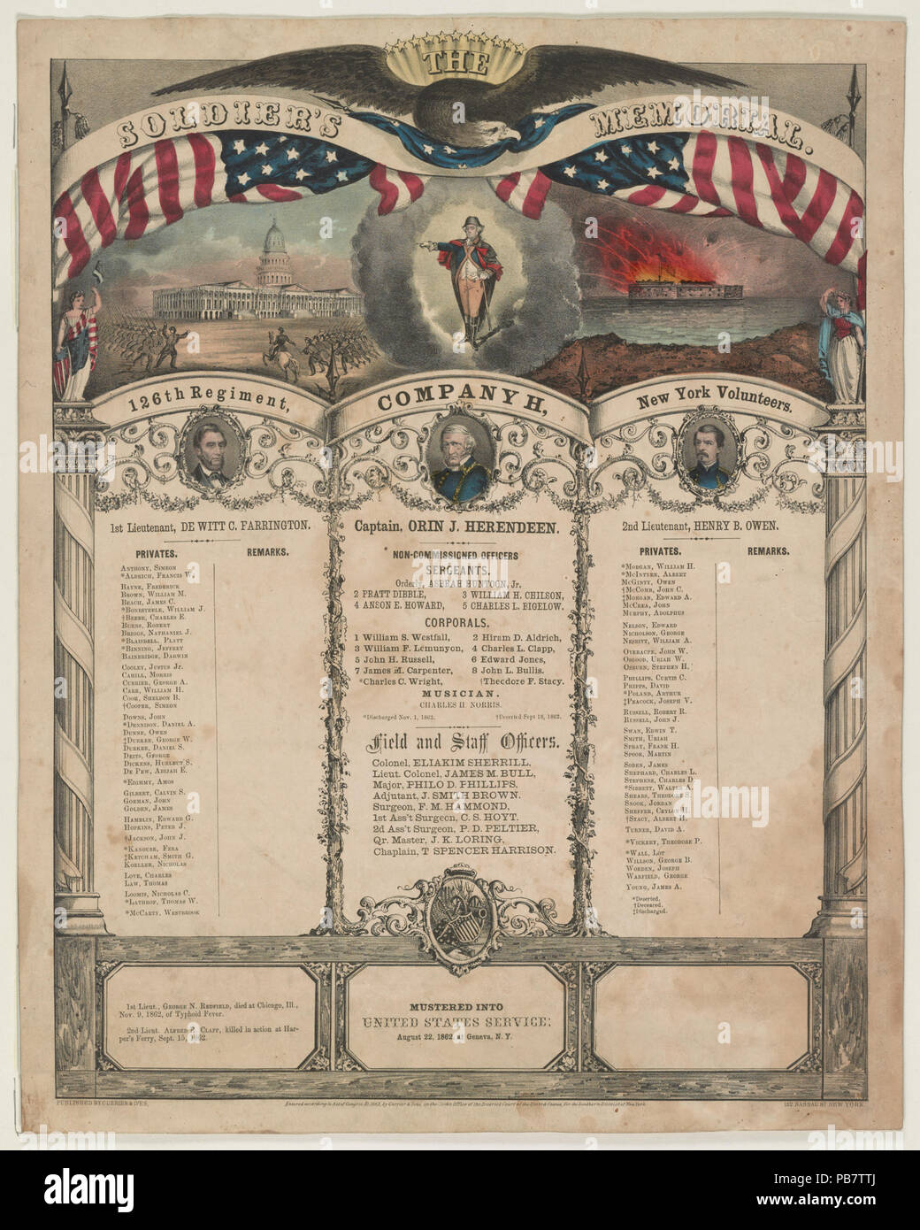 126th regiment hi-res stock photography and images - Alamy