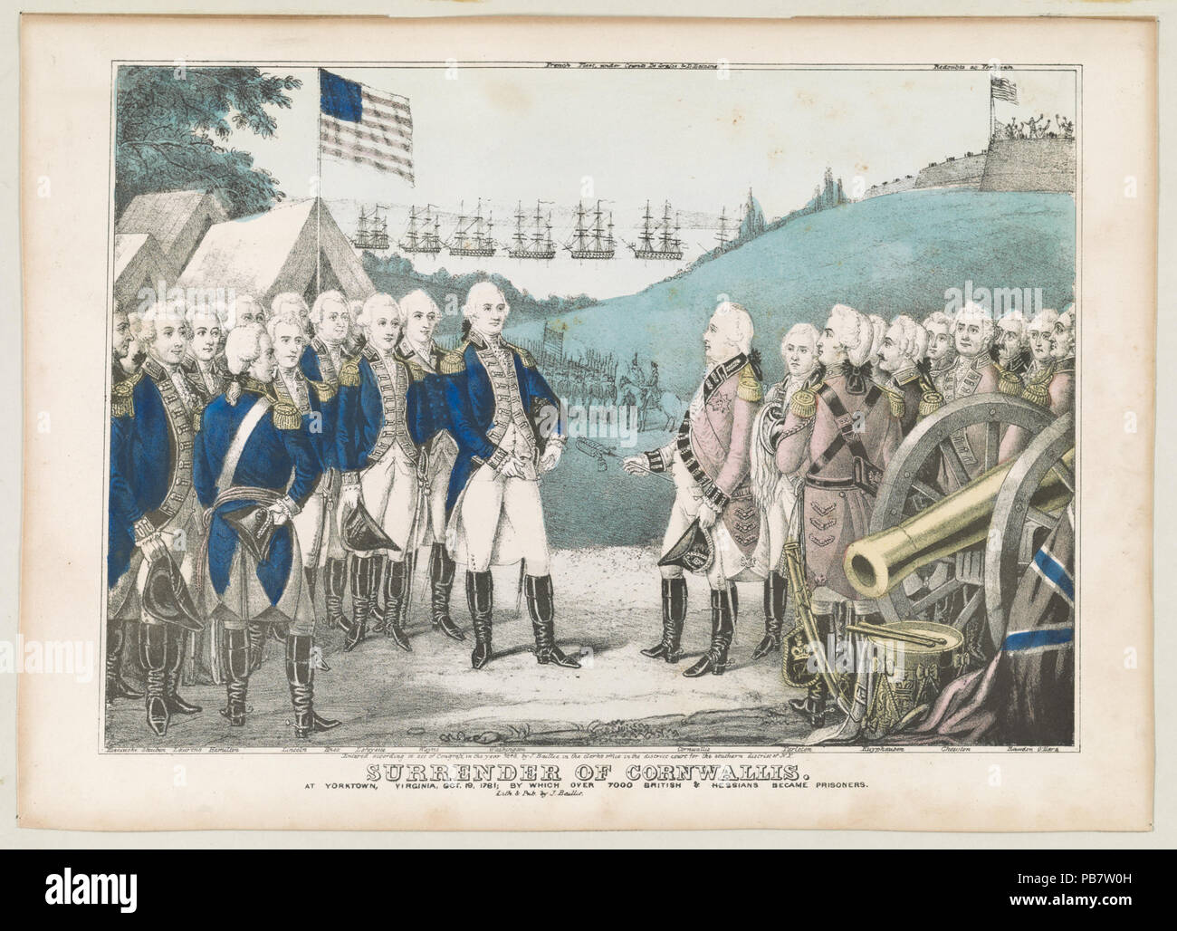 Surrender of cornwallis hi-res stock photography and images - Alamy