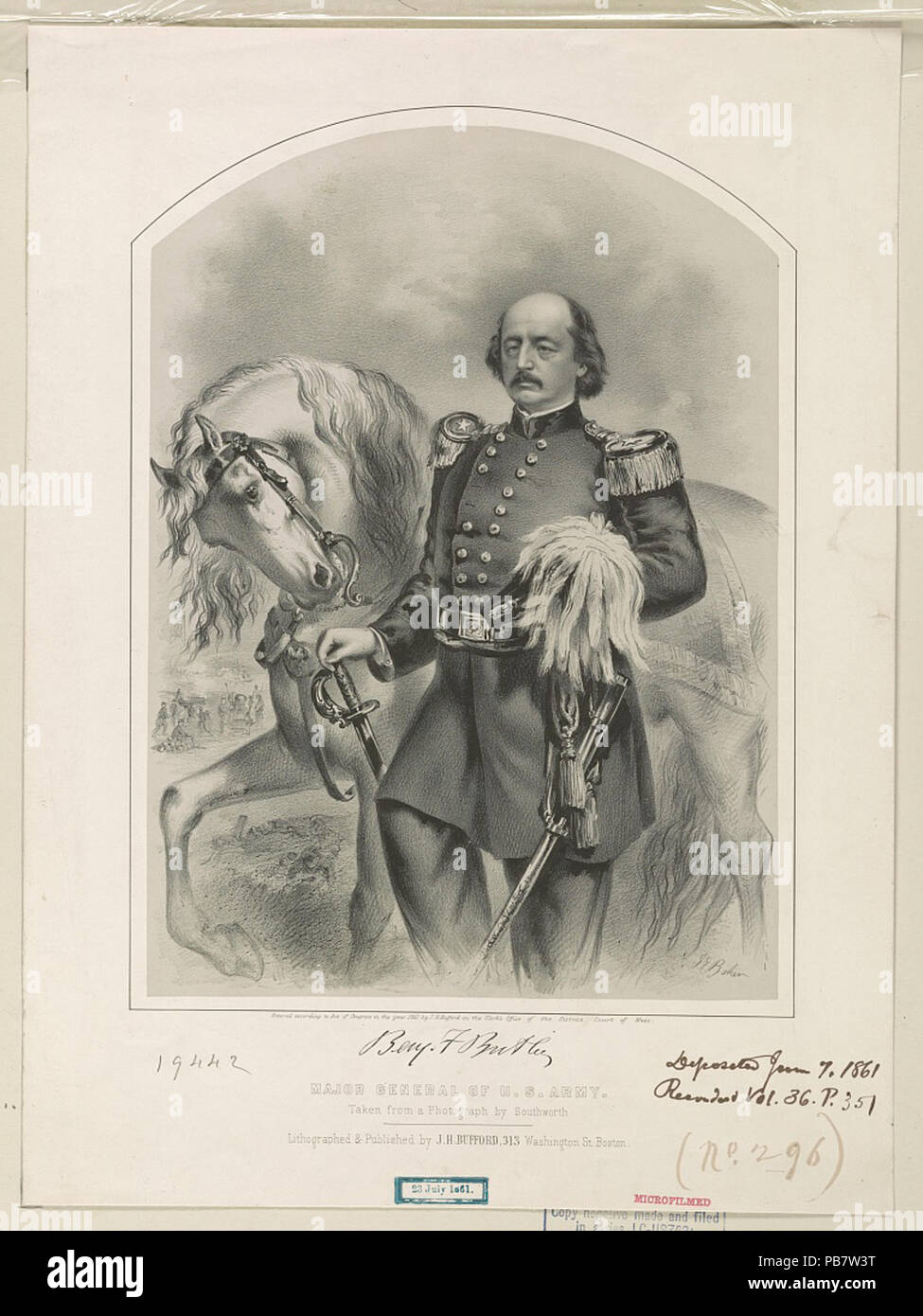 986 Major General of U.S. Army - Benjamin F. Butler LCCN2003653337 ...