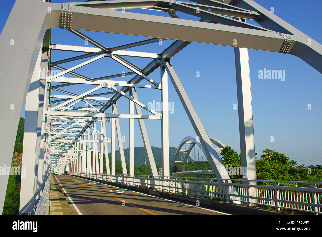 Amakusa First Bridge and Tenjokyo Bridge, Kumamoto Prefecture, Japan ...