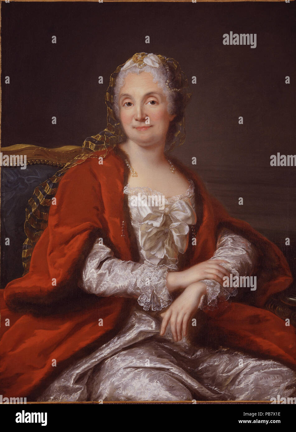 1226 Presumed Portrait of Madame Geoffrin Stock Photo - Alamy