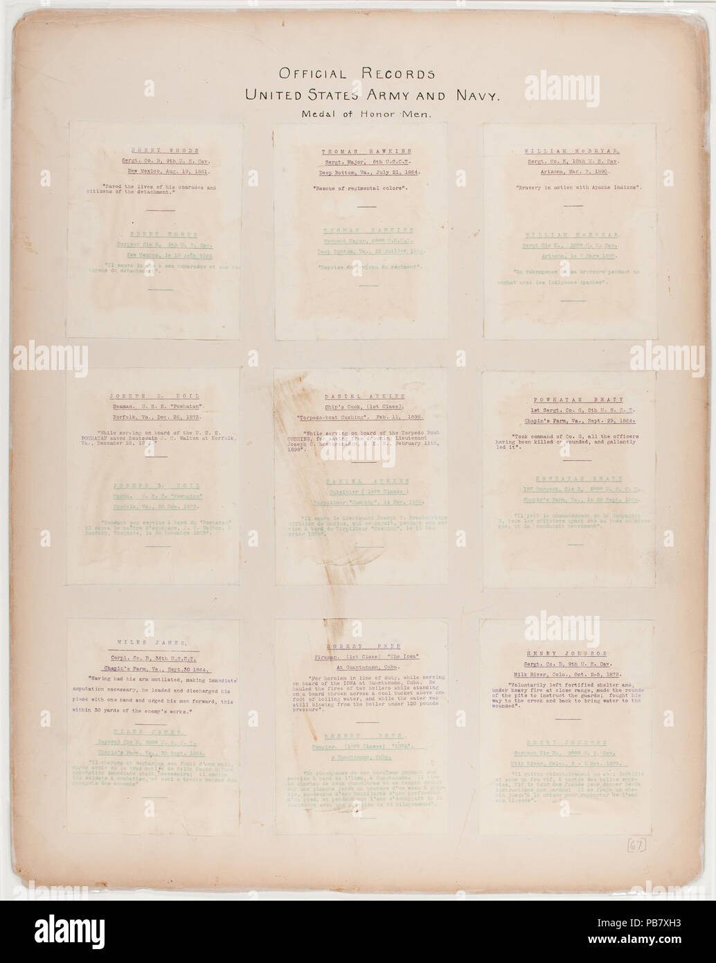 Official records hi-res stock photography and images - Alamy