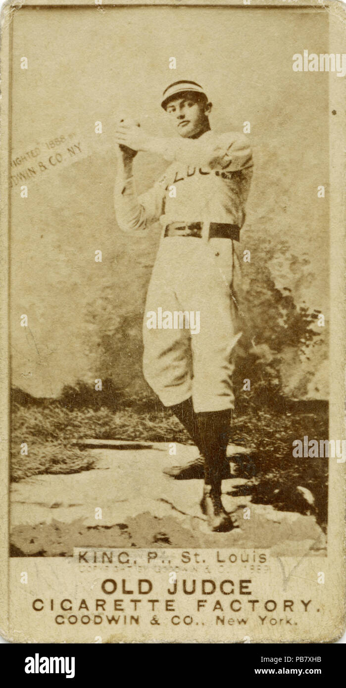 Old judge baseball card hi-res stock photography and images - Alamy