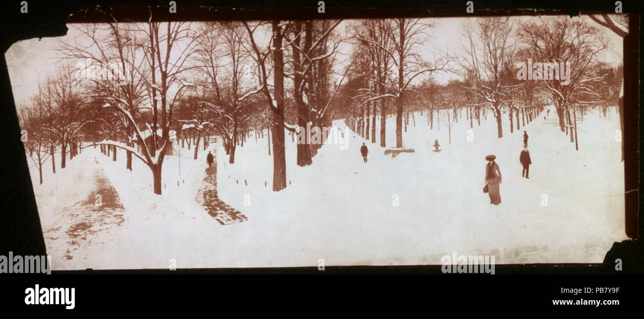 Boston common snow hi-res stock photography and images - Alamy