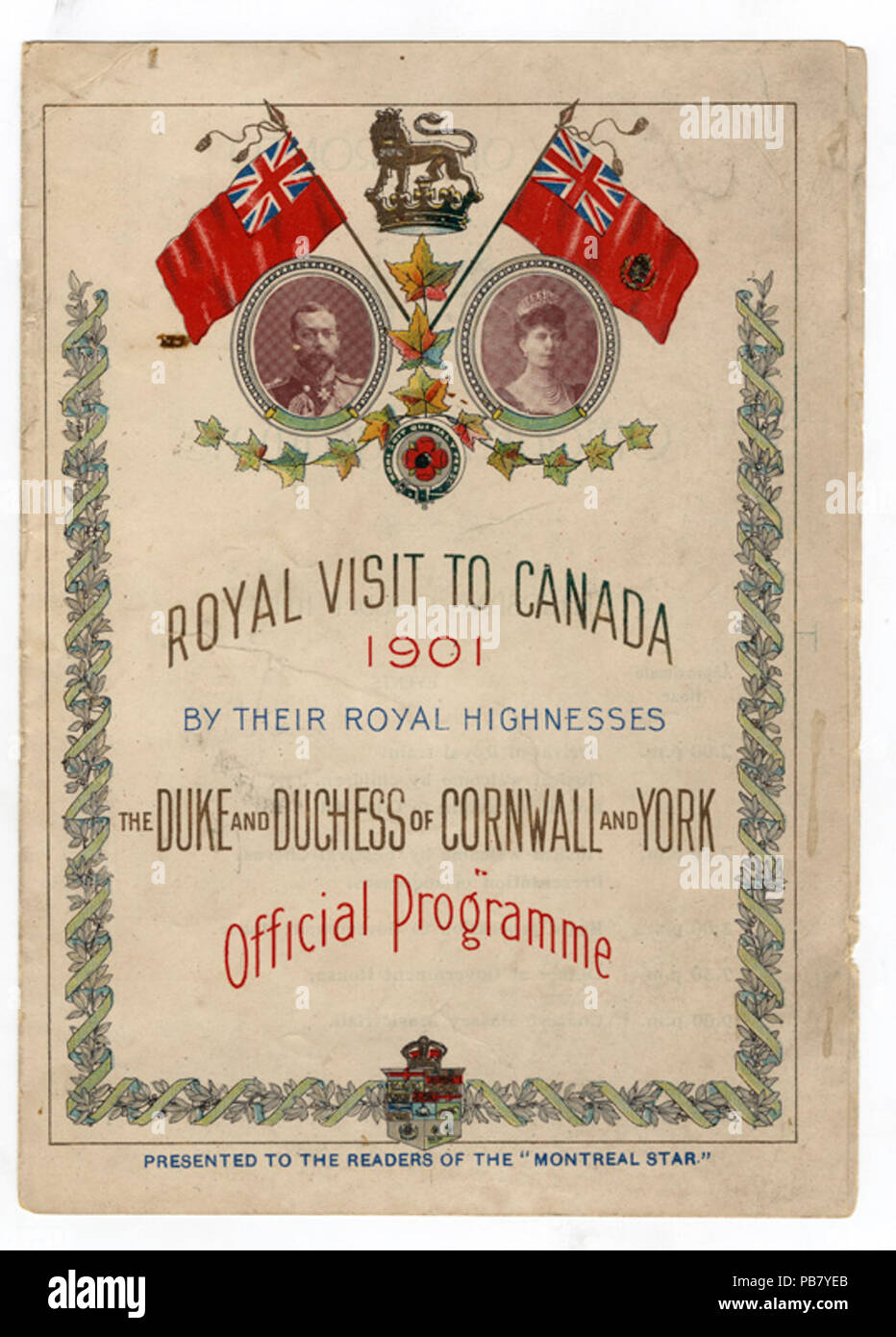 British royal family visits canada hi-res stock photography and images ...