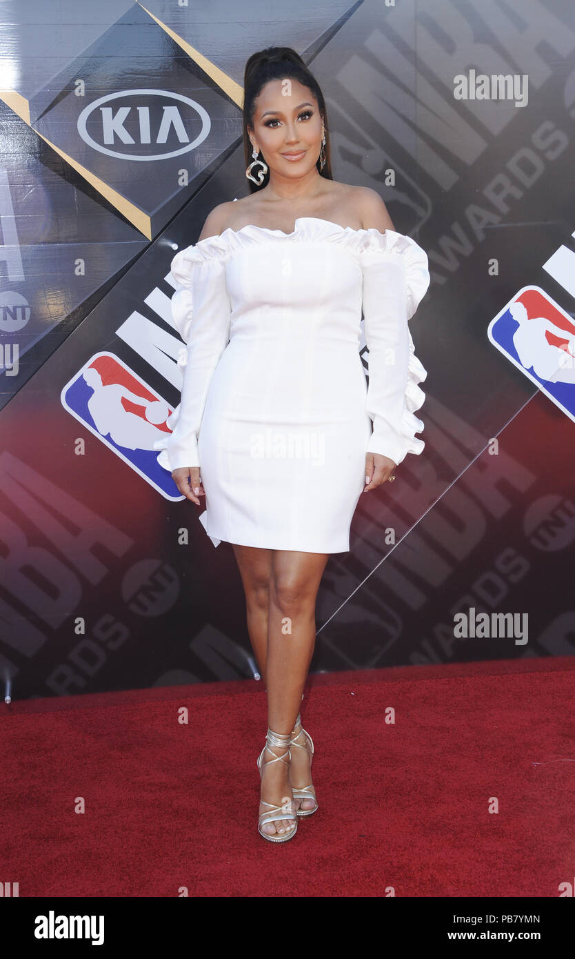 The 2018 NBA Awards Featuring: Adrienne Houghton Where: Los Angeles ...