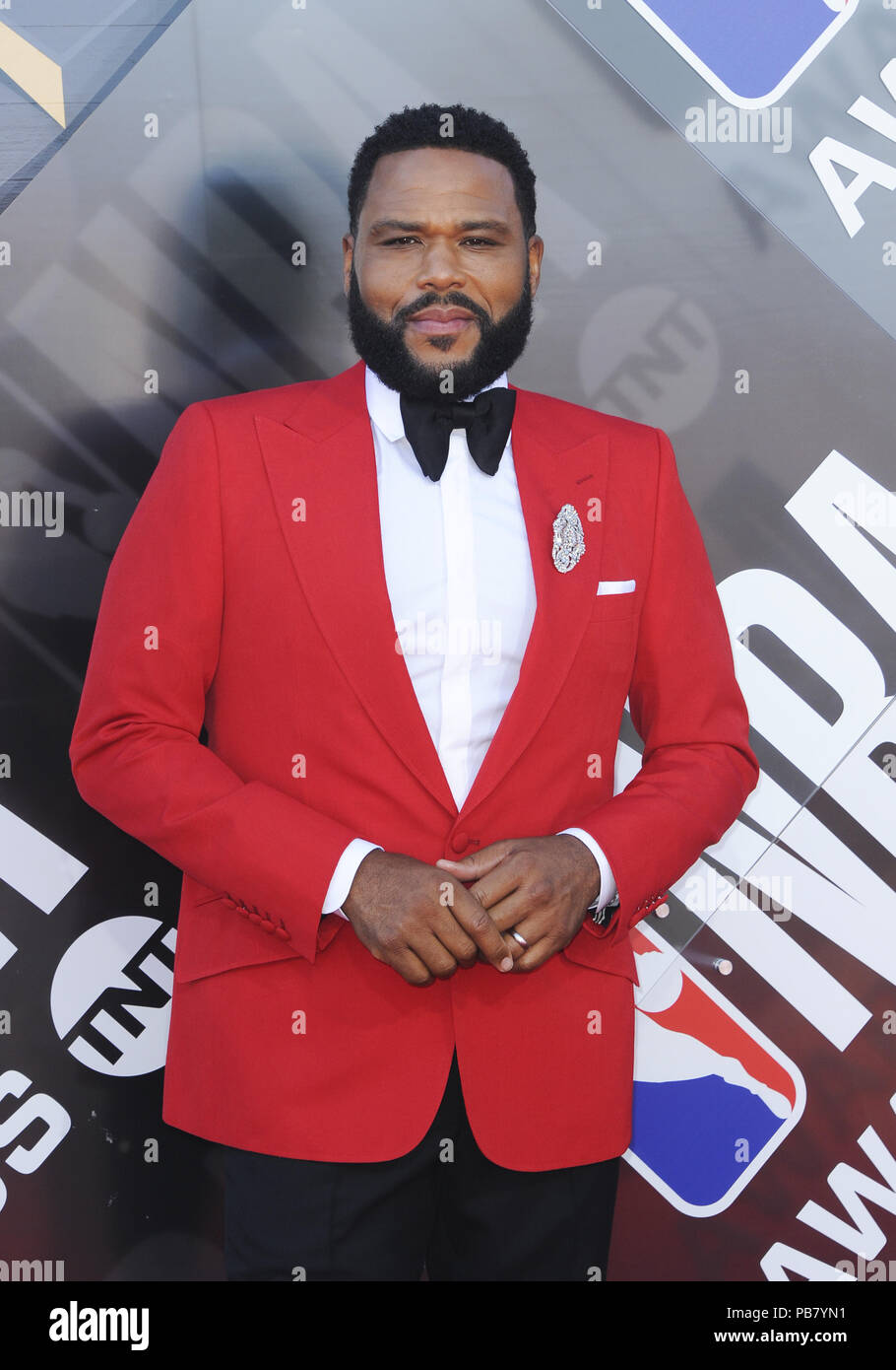 The 2018 NBA Awards Featuring: Anthony Anderson Where: Los Angeles ...