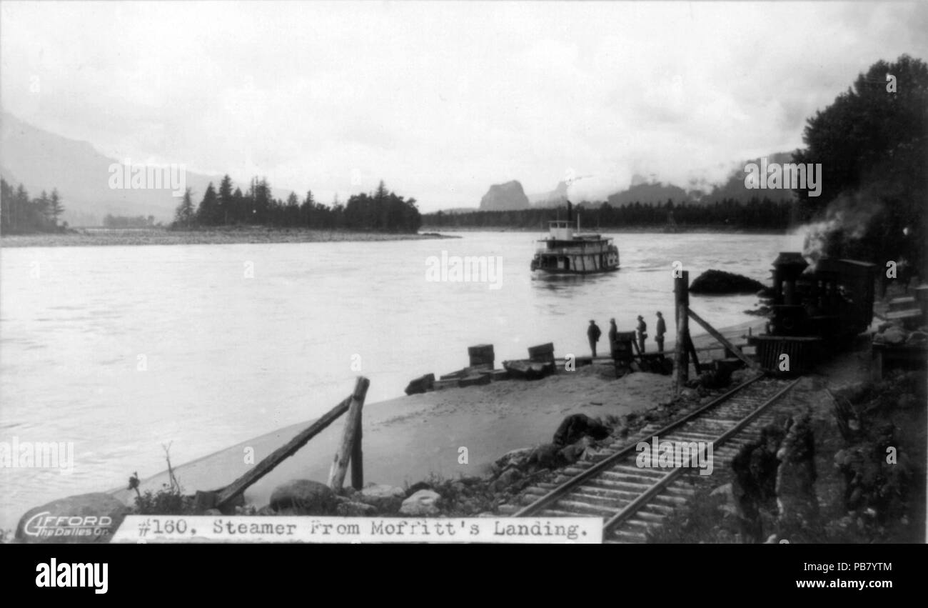 1572 Steamer from Moffitt's Landing, The Dalles, Oregon cph.3a00947 ...