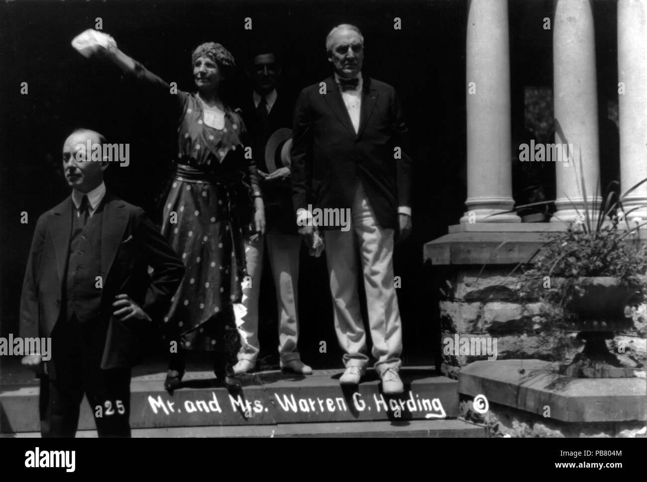 Harding house Black and White Stock Photos & Images - Alamy