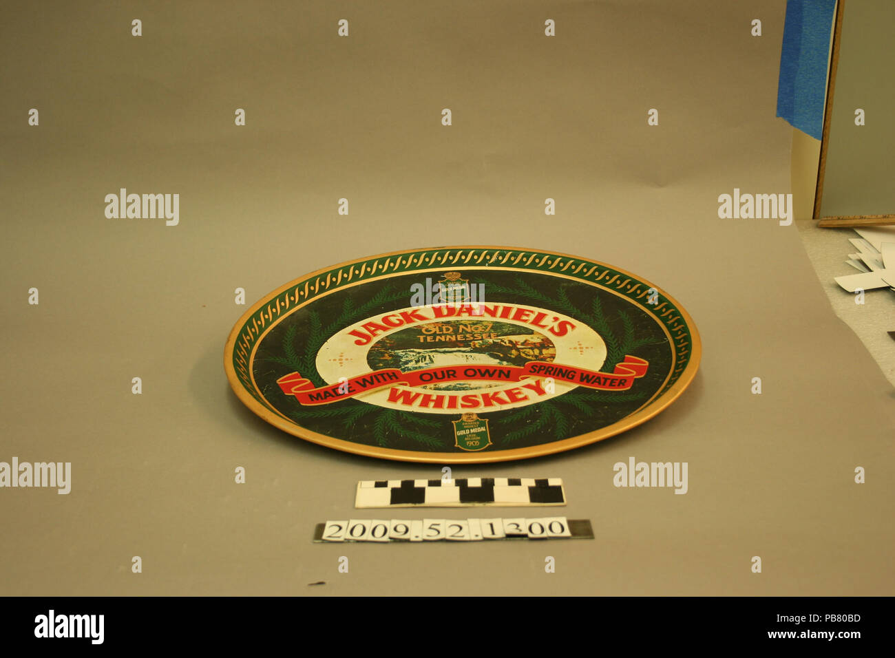 820 Jack Daniels Whiskey tray indicating Gold Medal at 1904 World's ...