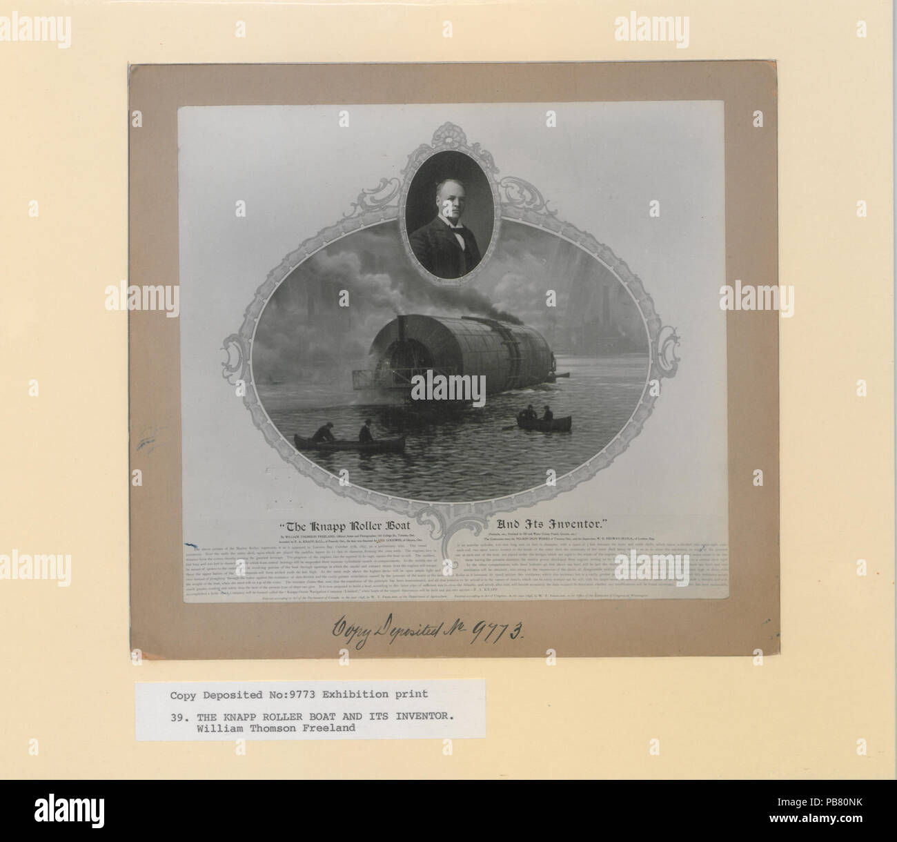 1648 The Knapp roller boat and its inventor With the history of the ...