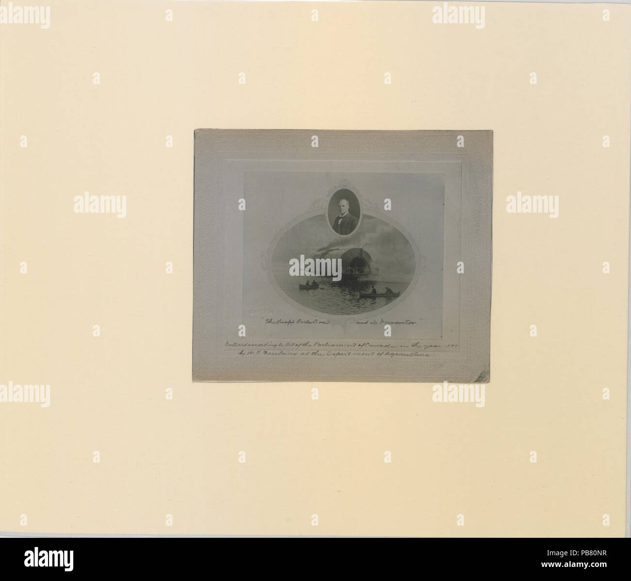 1648 The Knapp roller boat and its inventor (HS85-10-9859) original ...