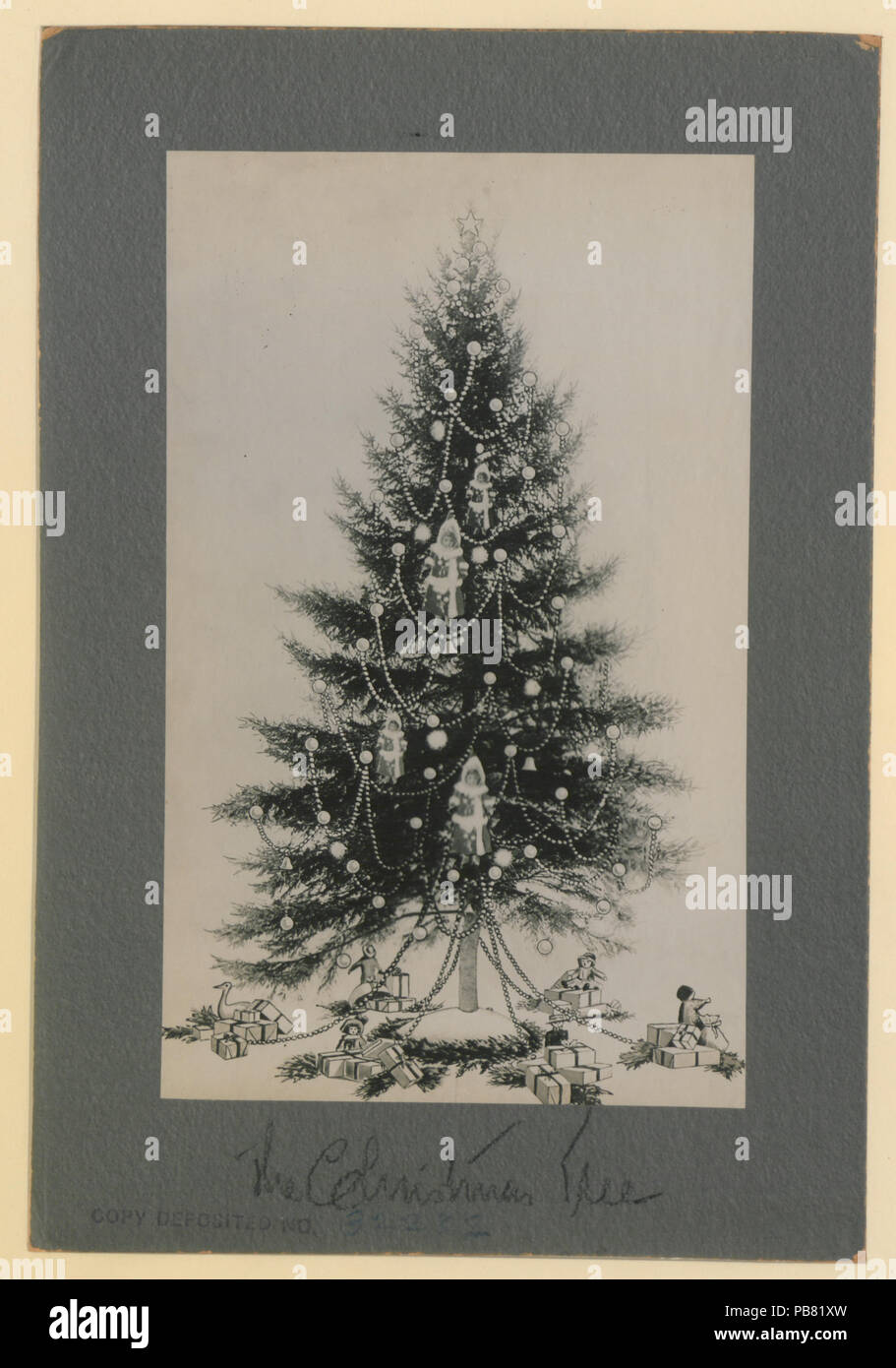 1623 The Christmas tree (HS85-10-32282) original Stock Photo - Alamy