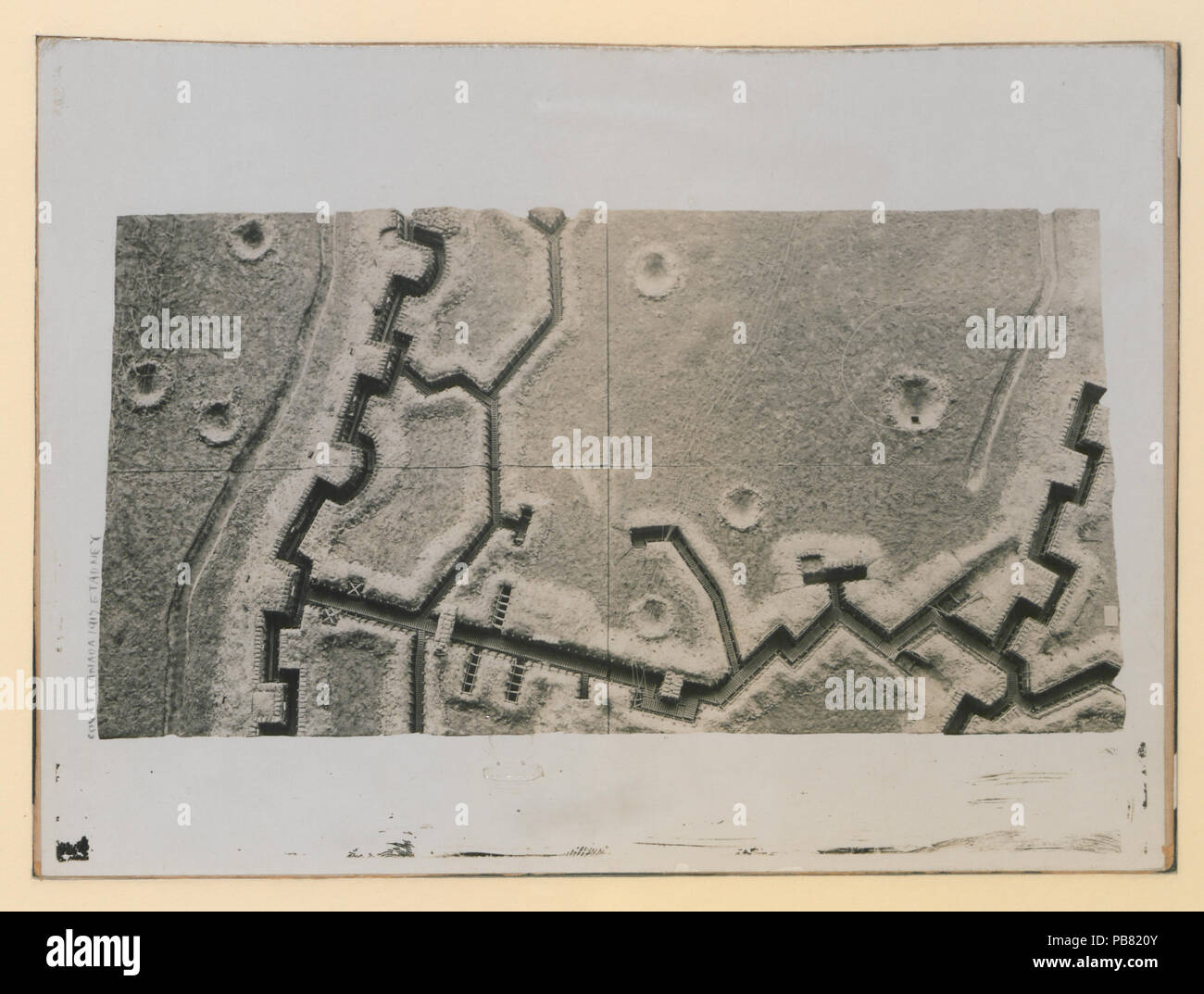 1053 Model of a front line trench system Number 1 New series (HS85-10 ...