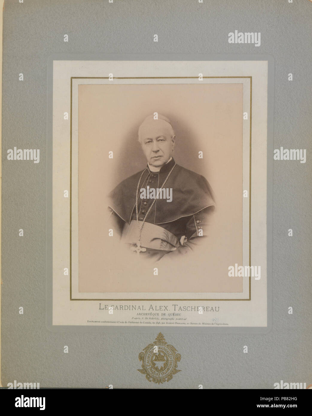Archeveque de quebec dapres f de tedericis hs85 10 9905 hi-res stock ...