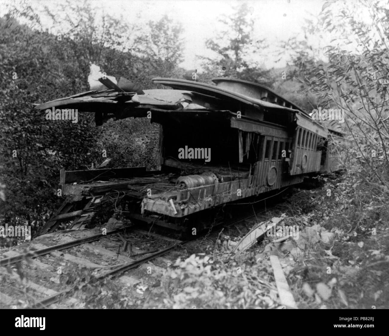 . English: Aftermath of Mud River Disaster, October 1888 . circa 1888 ...