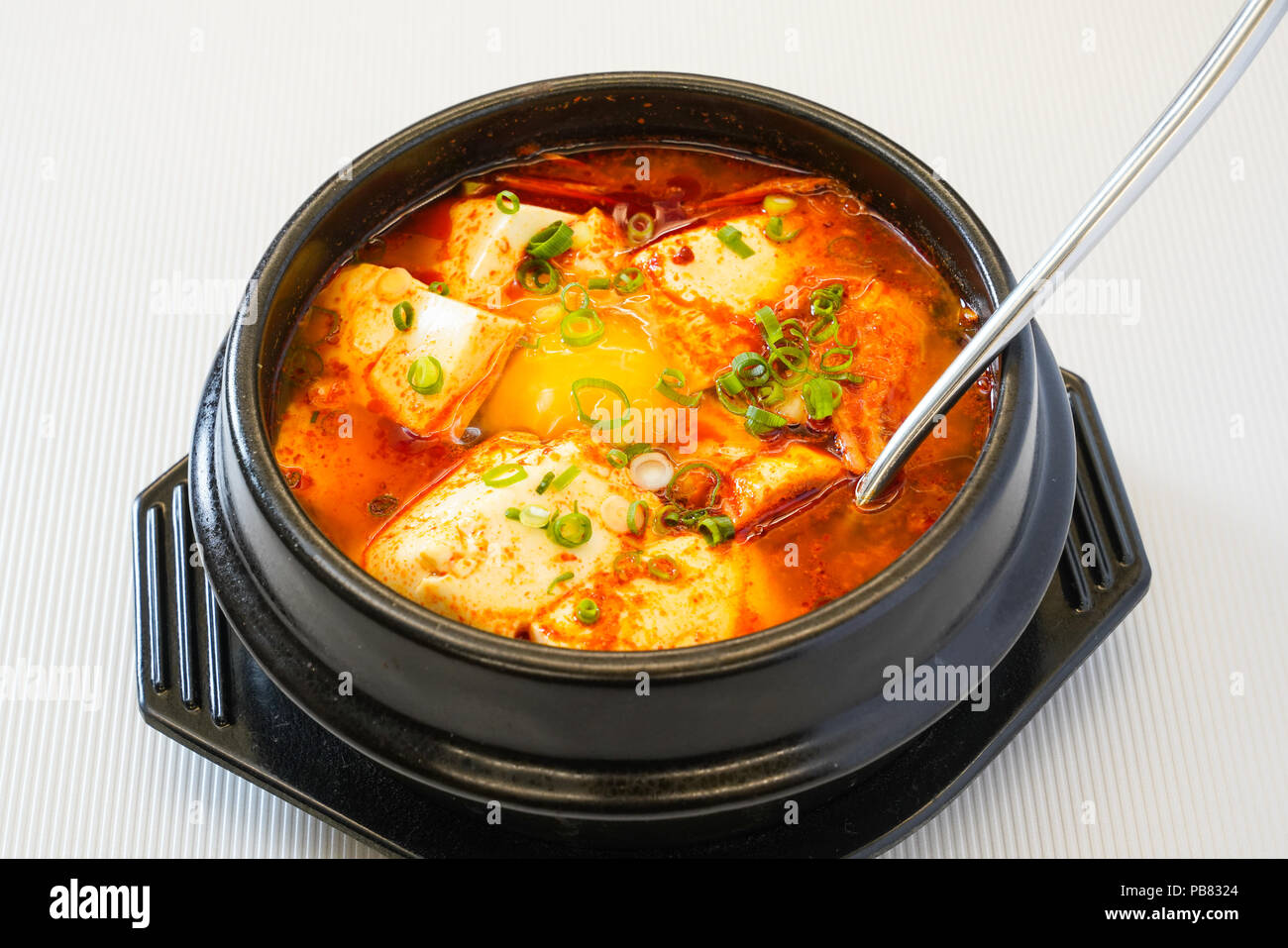 Sundubu (Korean Tofu Stock Photo - Alamy