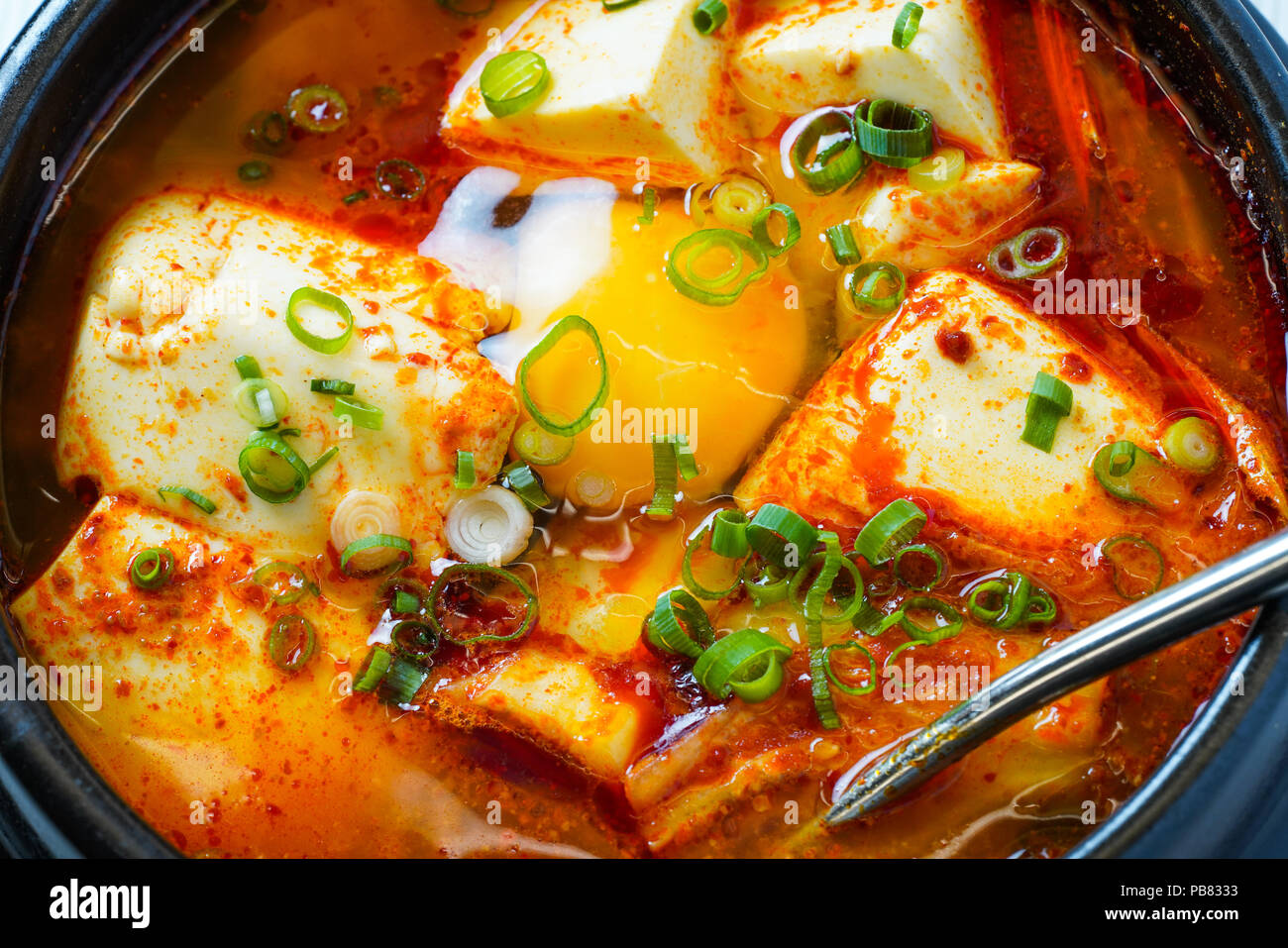 Sundubu (Korean Tofu Stock Photo - Alamy