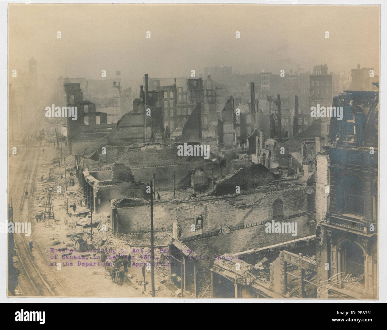 1904 toronto fire hi-res stock photography and images - Alamy
