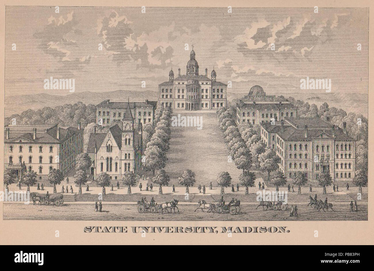 980 Madison State University Stock Photo - Alamy